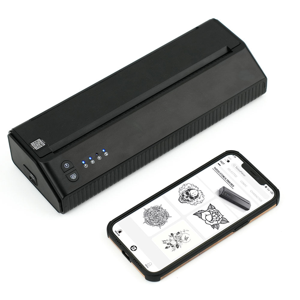 Tattoo Stencil Printer - P8008 Wireless Bluetooth Tattoo Printer ...