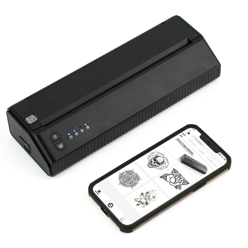 Tattoo Stencil Printer - P8008 Wireless Bluetooth Tattoo Printer ...
