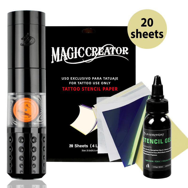 Tattoo Kit - T2 Tattoo Machine Wireless Tattoo Bundle| Dragoart Tattoo