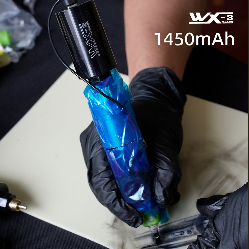 WX-3 Plus RCA Tattoo Battery Pack With Ring Switch – Dragoart Tattoo